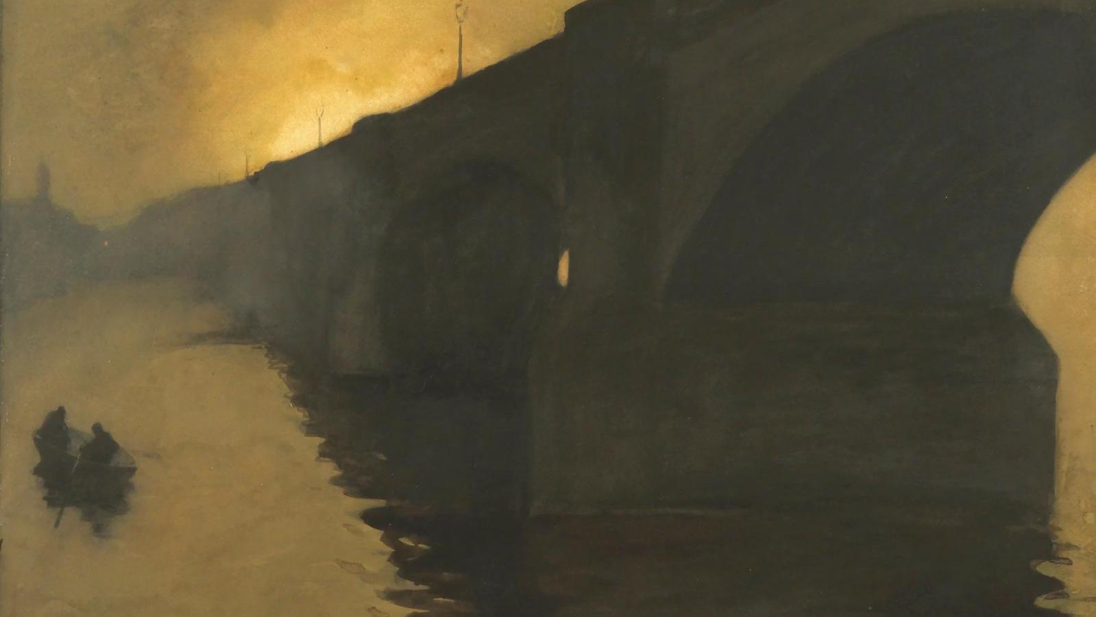 Le Waterloo Bridge de Willem Witsen... | Gazette Drouot