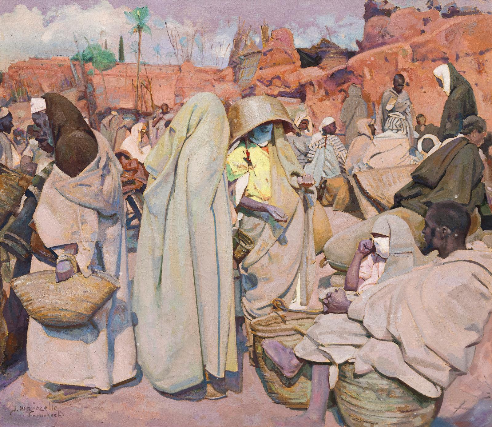 Jacques Majorelle at the Souk | Gazette Drouot